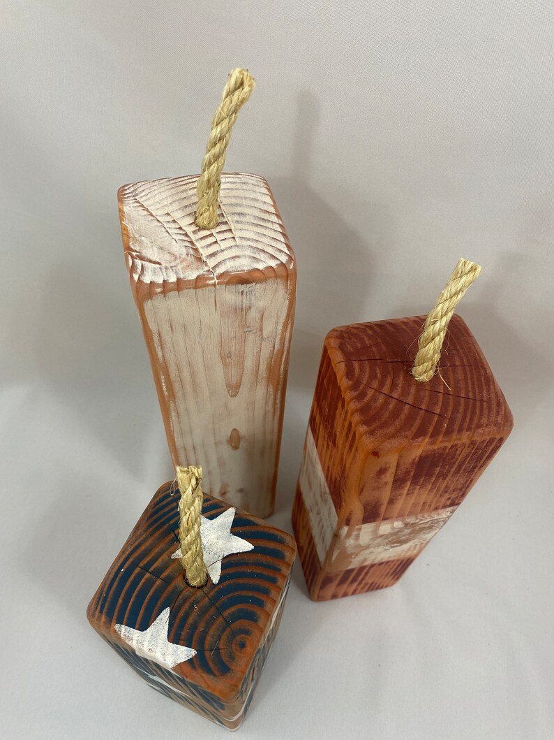 Wood Firecracker Bundle, Patriotic Firecracker Decor, Americana ...