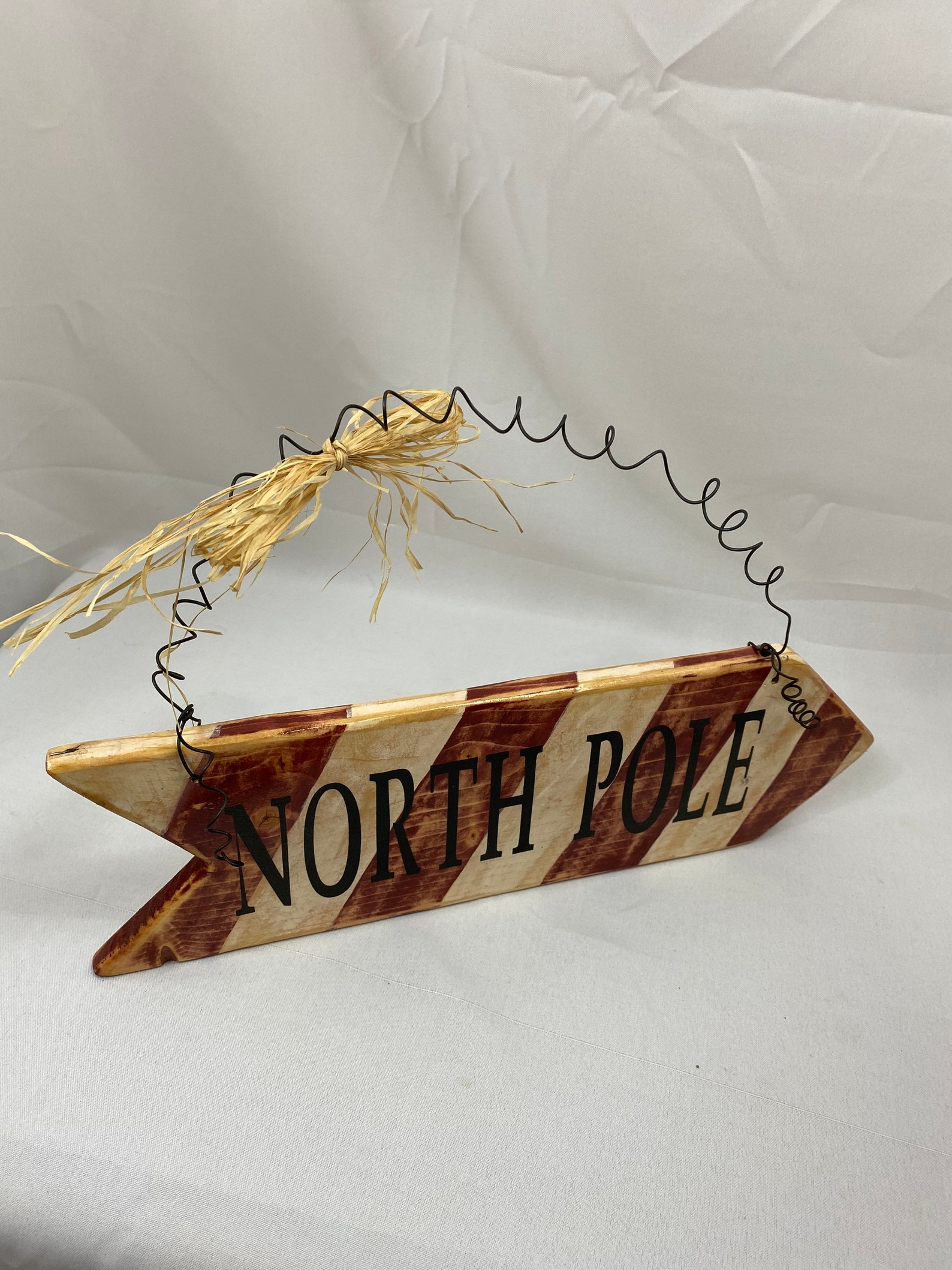 Christmas Front Door Decor, North Pole Sign, Wood Christmas Decor ...