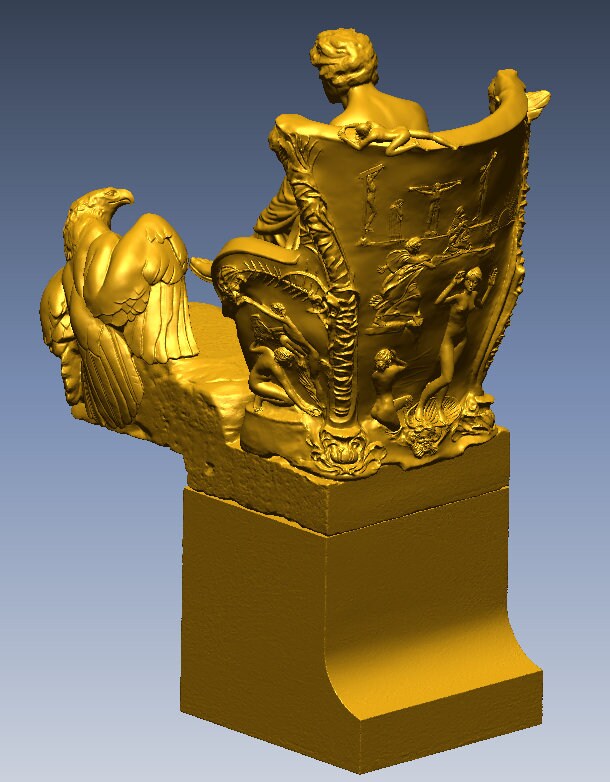 Max Klinger's Sculpture of Beethoven From 1902 3D Stl Model for Cnc and ...