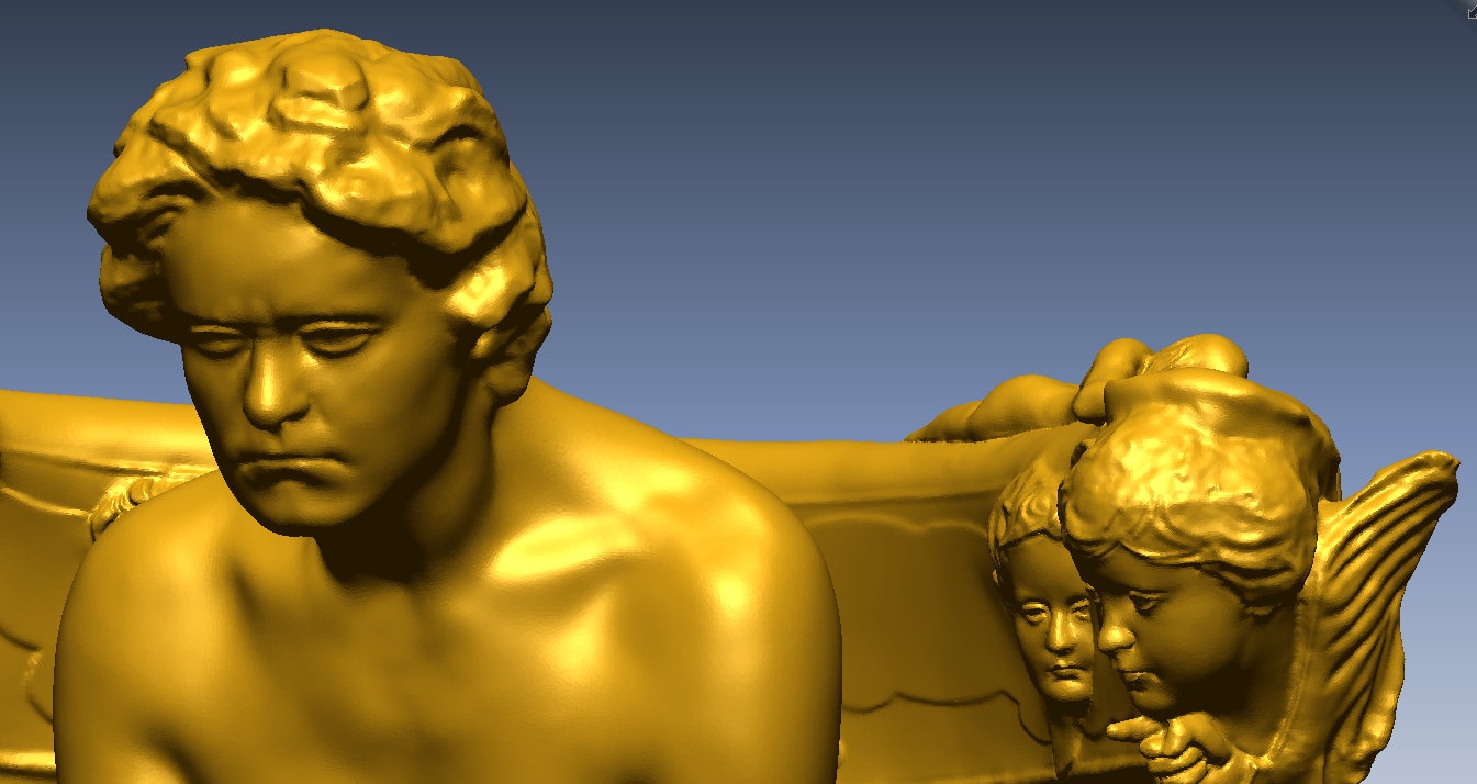 Max Klinger's Sculpture of Beethoven From 1902 3D Stl Model for Cnc and ...