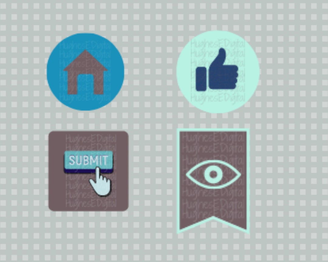 Website/lms Button Bundle - Etsy