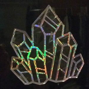 Crystal Window Cling Suncatcher, Prism and Holographic Rainbow Maker ...