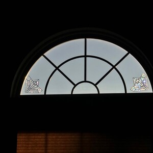 2 Crystal Corner Window Cling, Prism Rainbow Maker, Vinyl Static Cling ...