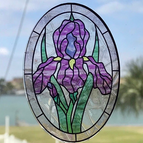 Stained Glass Decal - Etsy