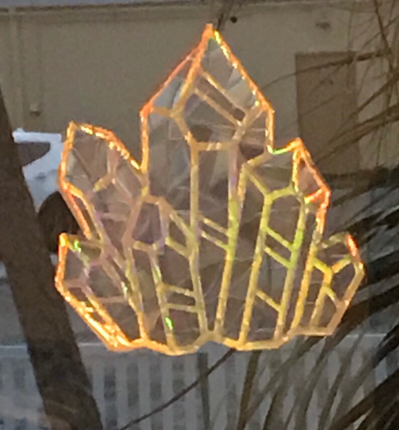 Crystal Window Cling Suncatcher Prism and Holographic Rainbow - Etsy