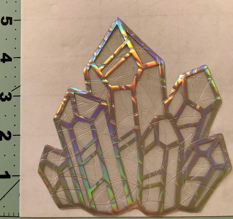 Crystal Window Cling Suncatcher Prism and Holographic Rainbow - Etsy