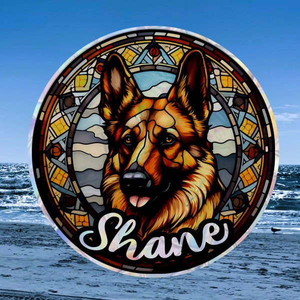 German Shepherd Window Clings - Etsy