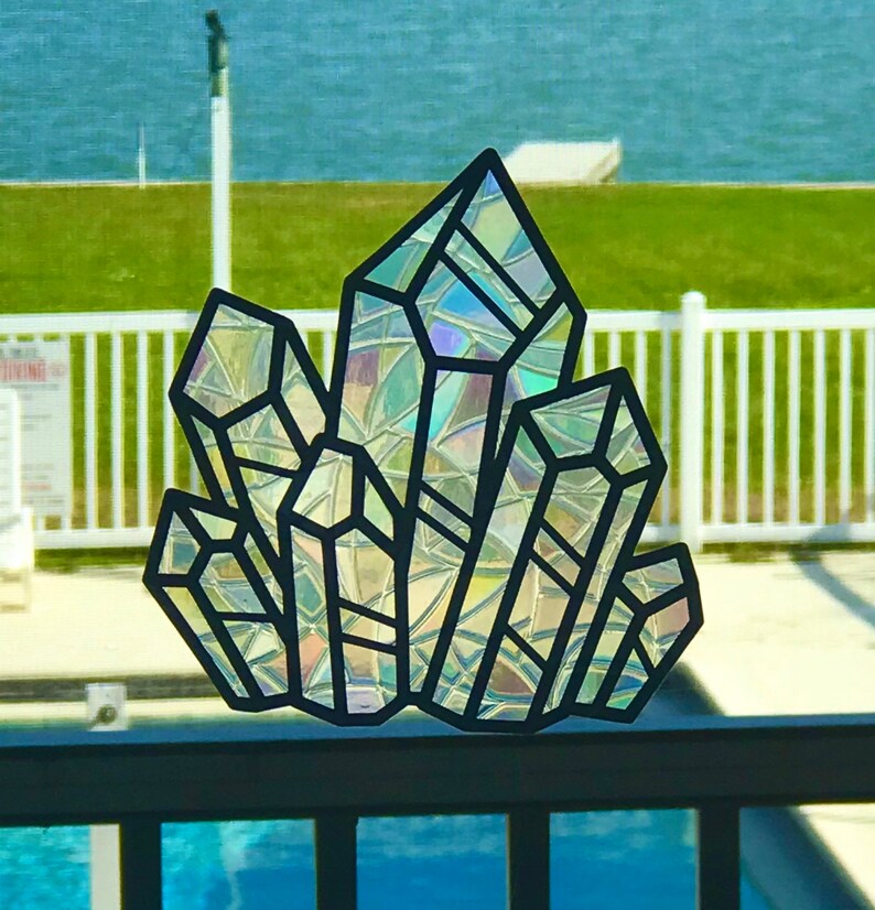 Crystal Window Cling Suncatcher Prism and Holographic Rainbow - Etsy
