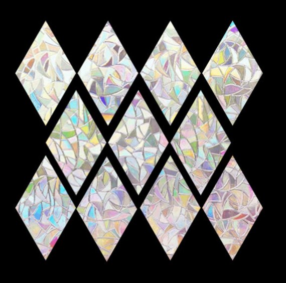 Rainbow Maker Diamond Shaped Prism Vinyl Static Cling Decal - Etsy