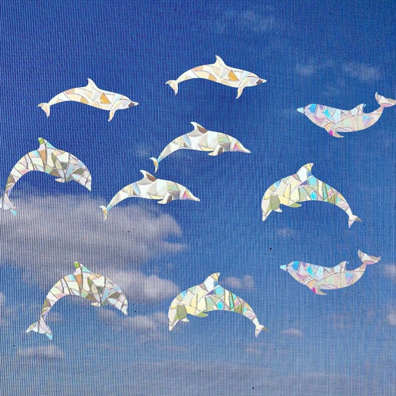 Dolphin Suncatcher - Etsy