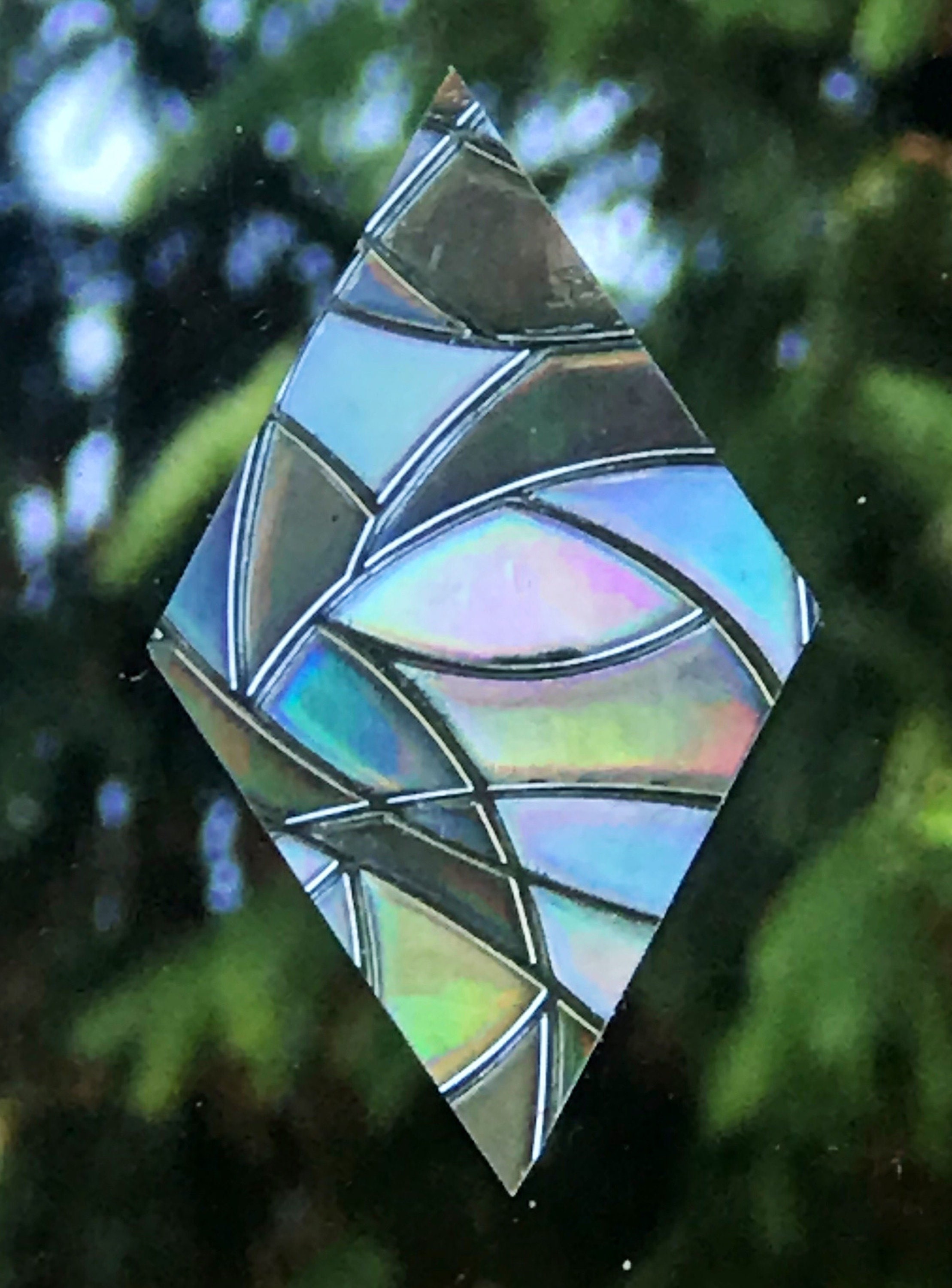 Rainbow Maker Diamond Shaped Prism Vinyl Static Cling Decal - Etsy