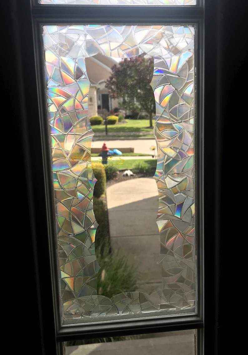 Window Pane Decorative Border Scalloped Design Vinyl Static - Etsy