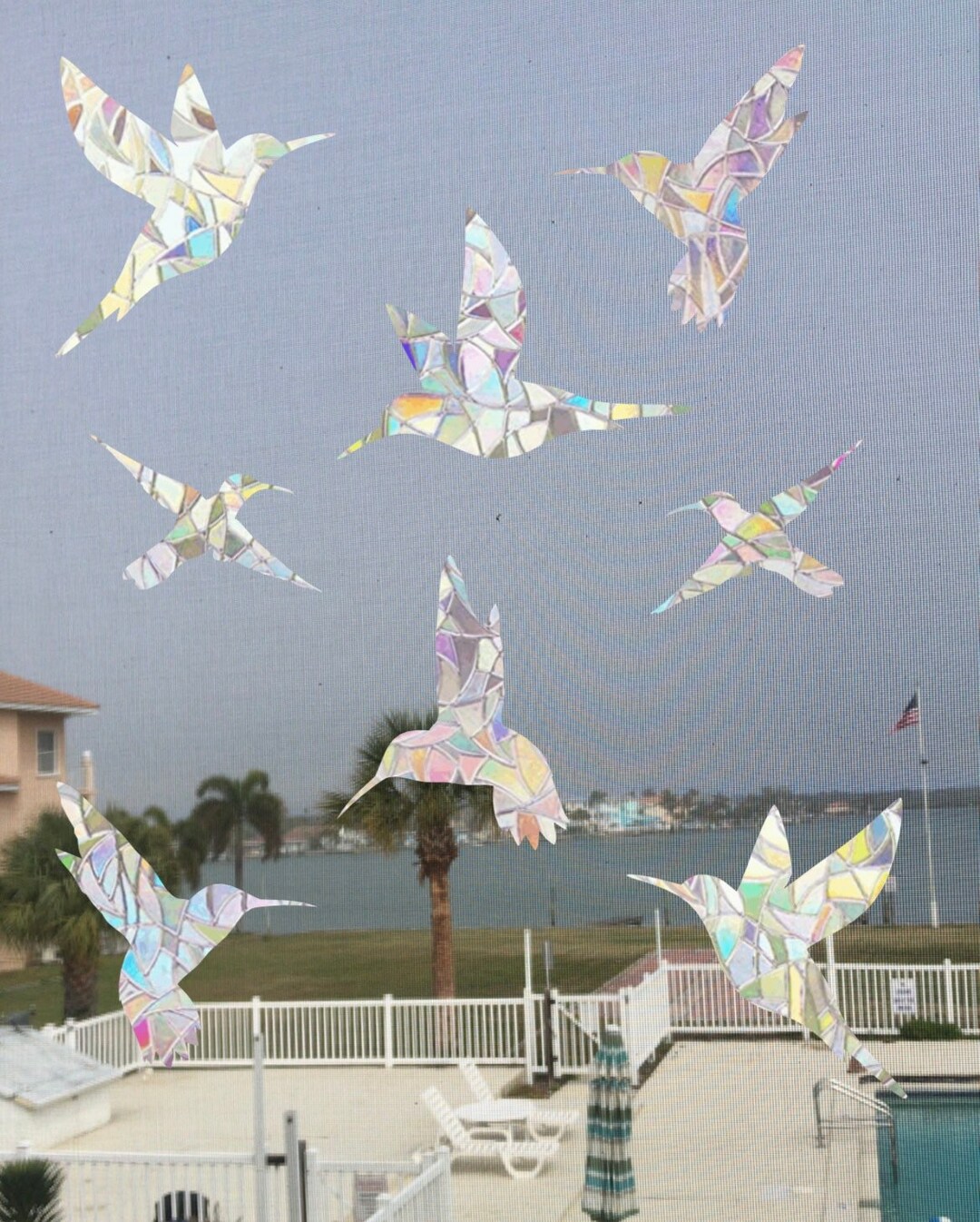 8 Hummingbird Prism Rainbow Maker Window Cling Suncatcher - Etsy