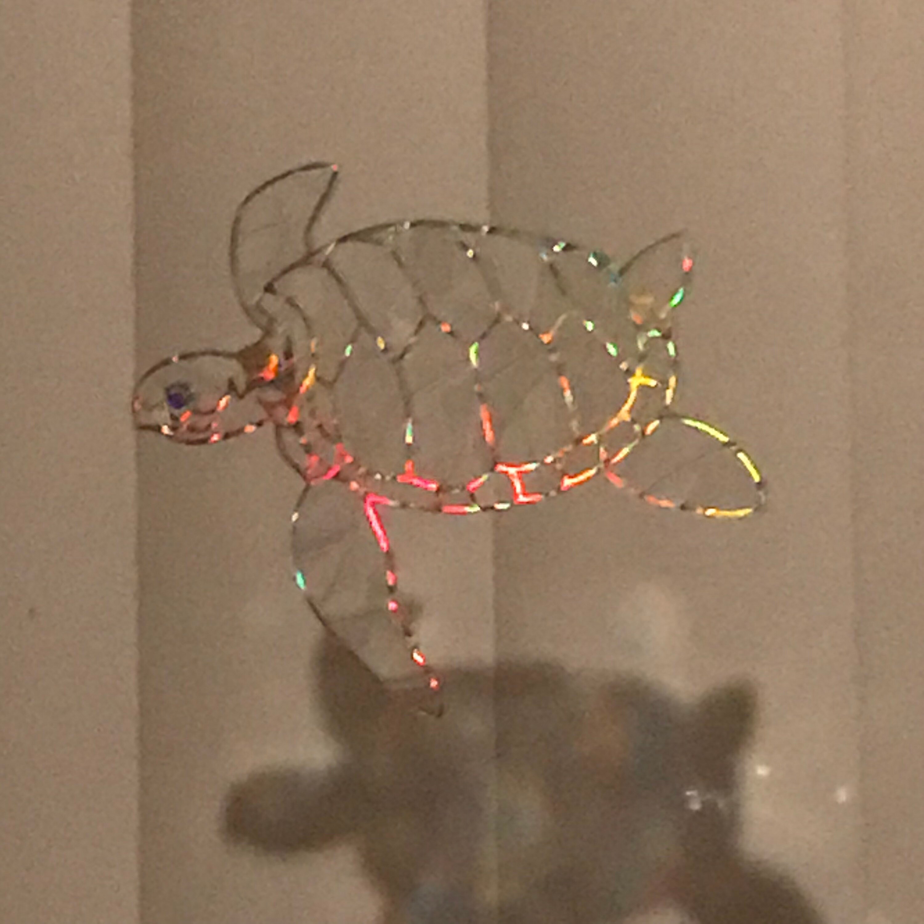 Sea Turtle Suncatcher Window Clings Prism Holographic Rainbow - Etsy