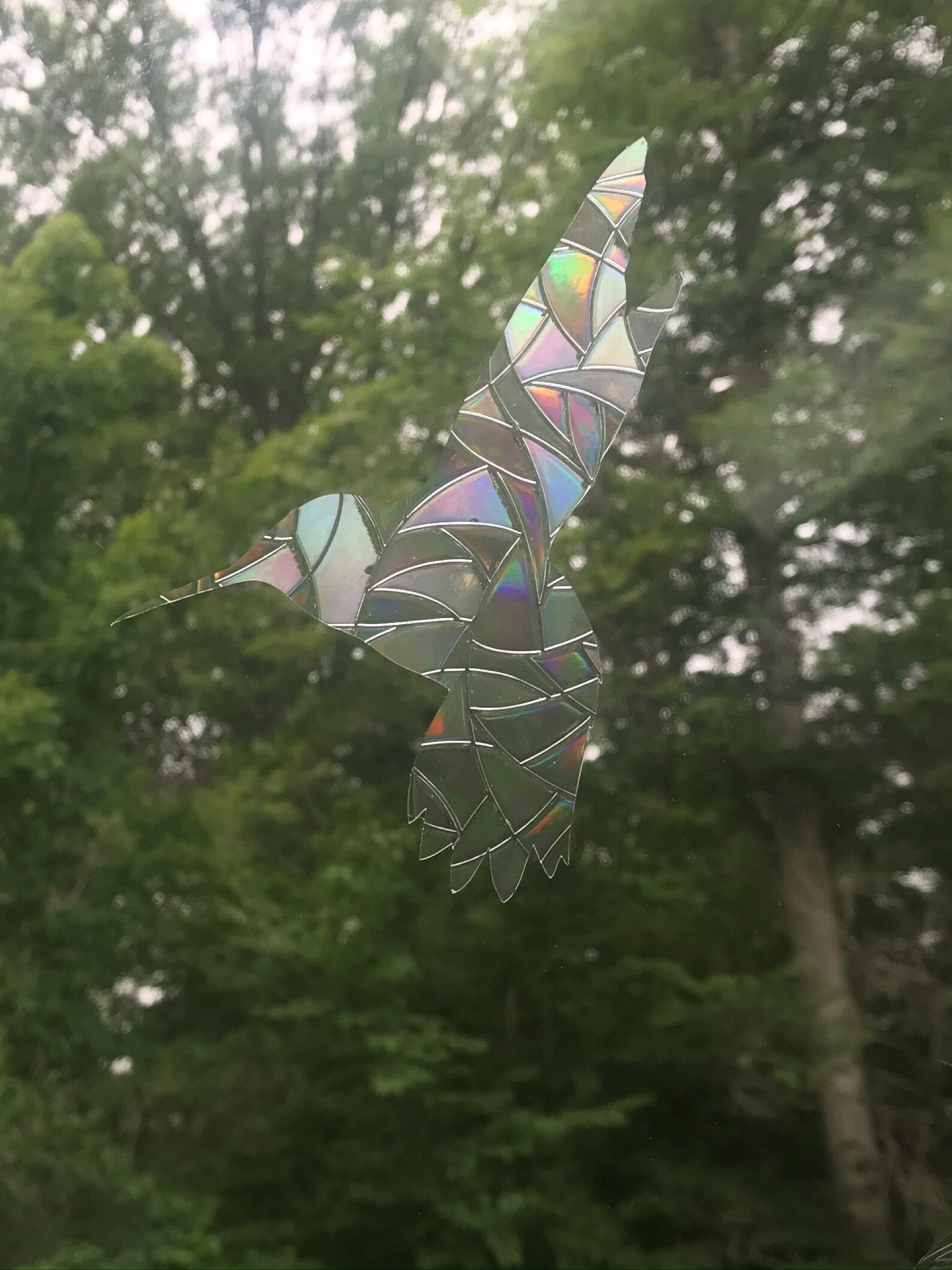 8 Hummingbird Prism Rainbow Maker Window Cling Suncatcher - Etsy