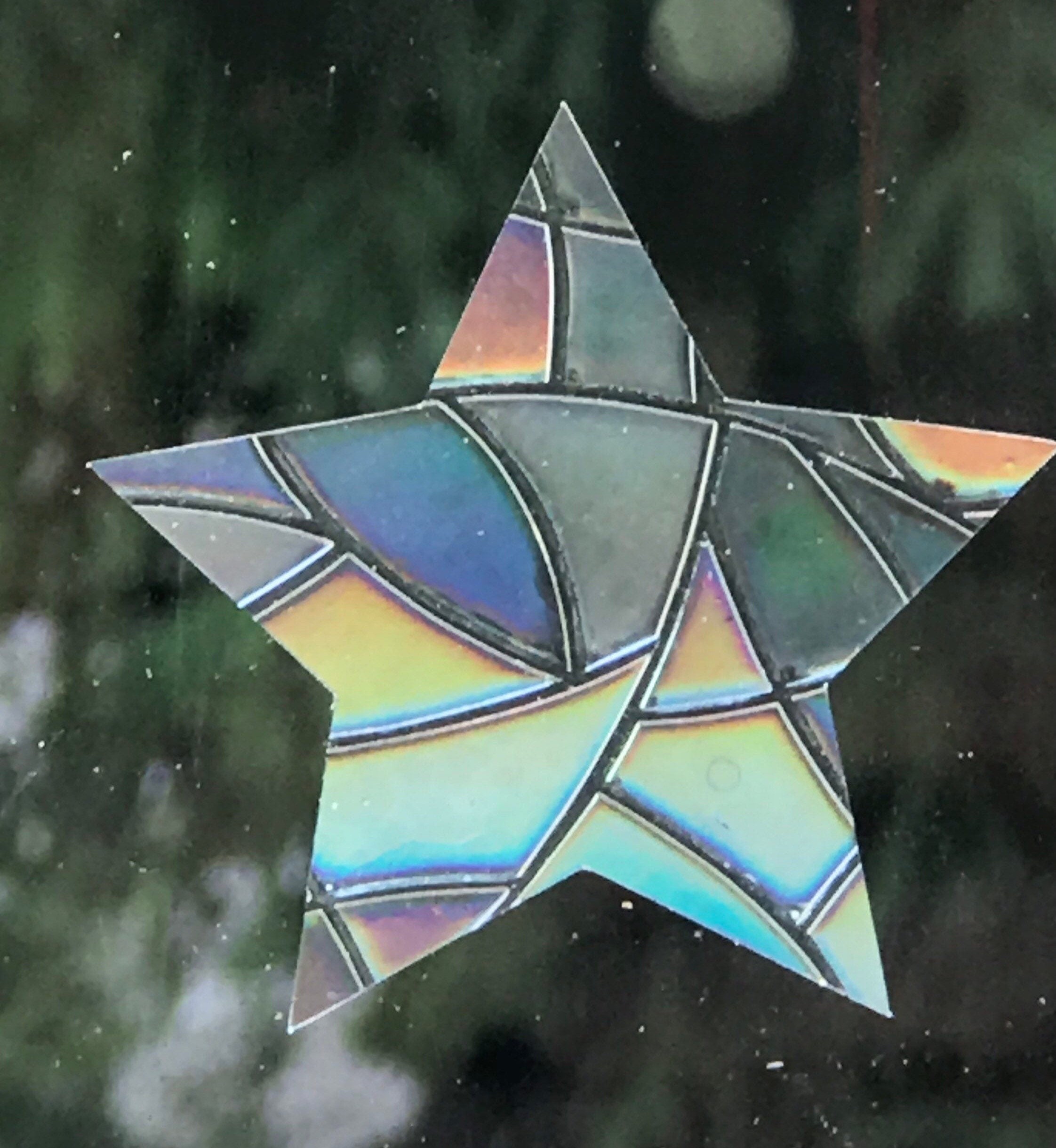 Rainbow Maker Star Shaped Prism Suncatcher Window Cling | Etsy