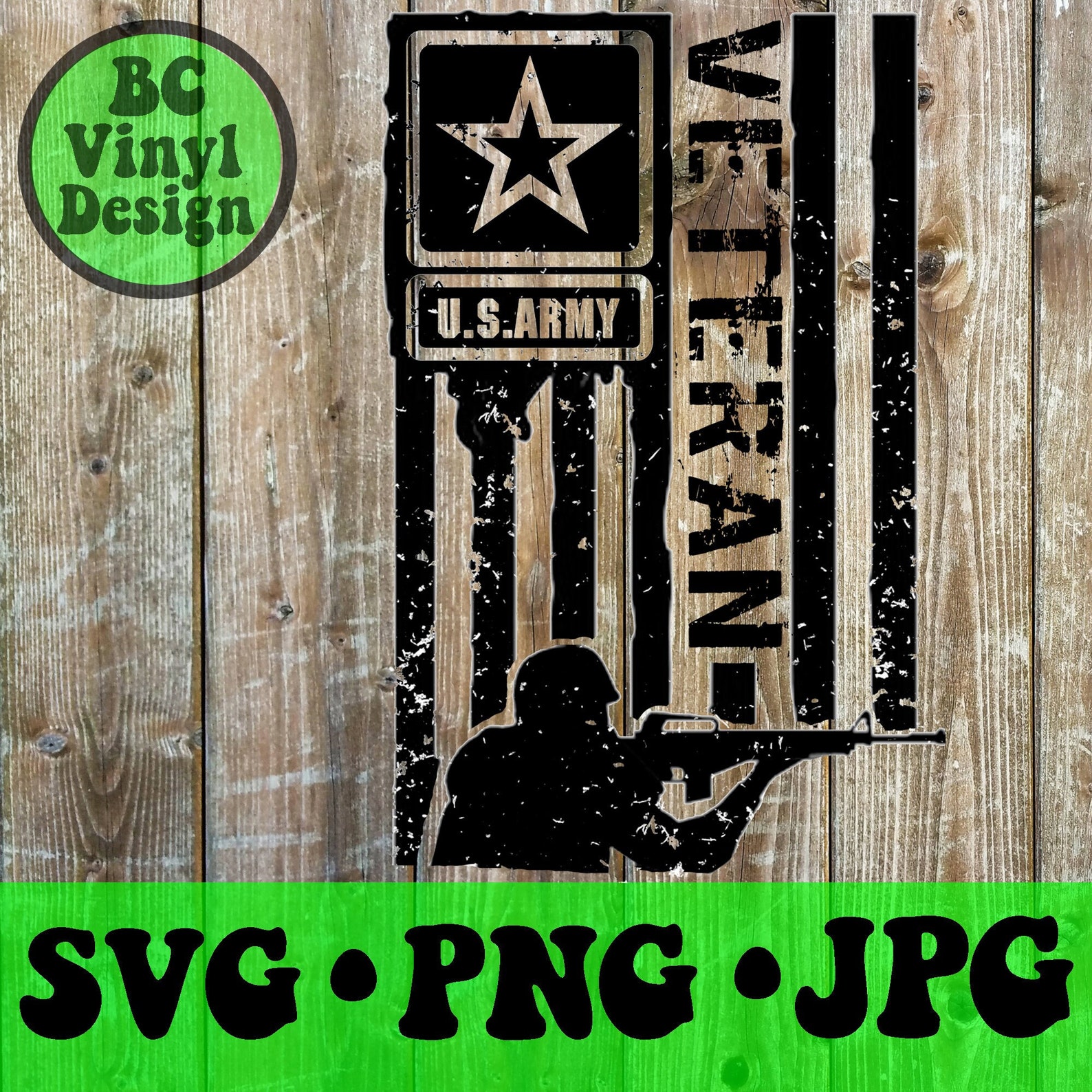 Army Veteran Flag SVG / PNG / JPG Cricut Commercial Use - Etsy