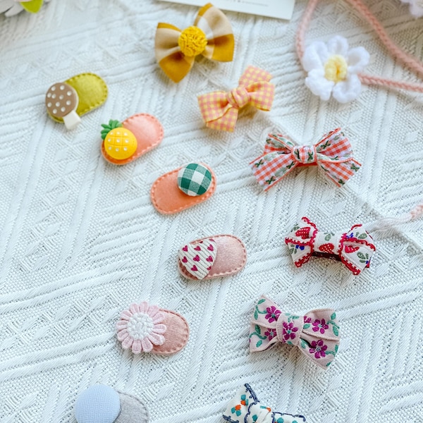 Baby Hair Clips - Etsy