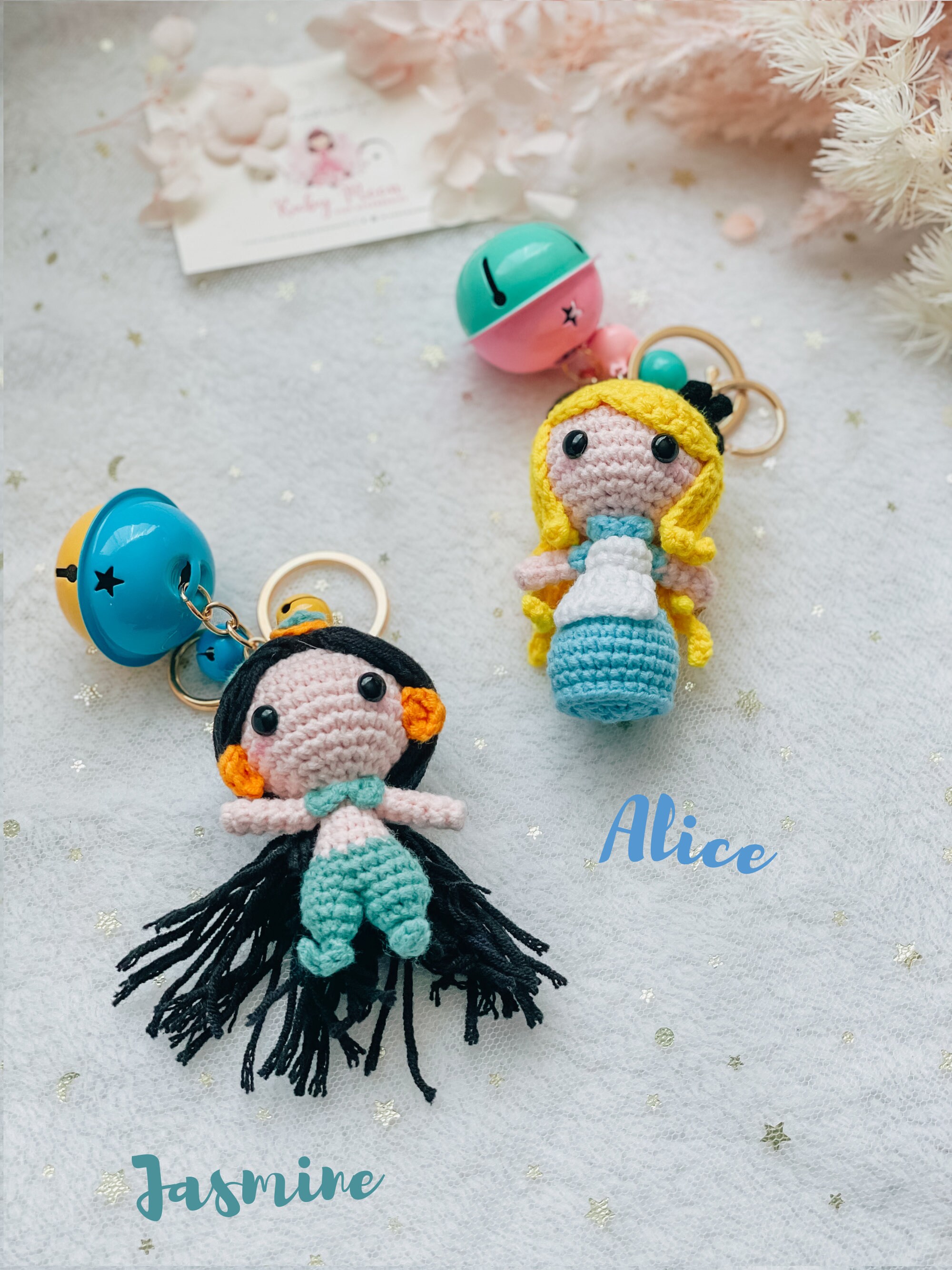 Crochet Princess Keychain Princess Amigurumi Keychain School - Etsy Canada