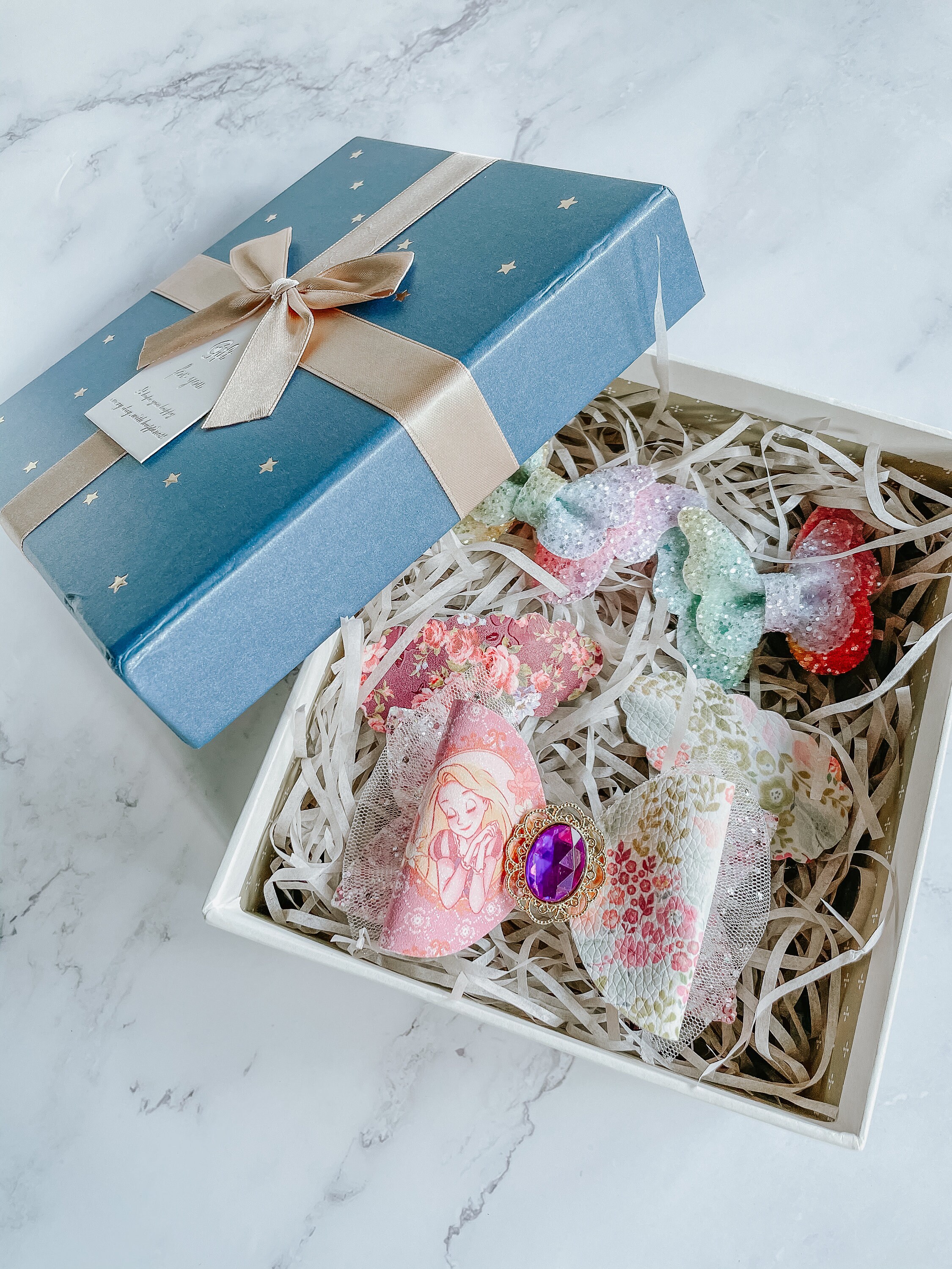 Luxury Cardboard Paper Present Box Present Wrapping Ribbon - Etsy