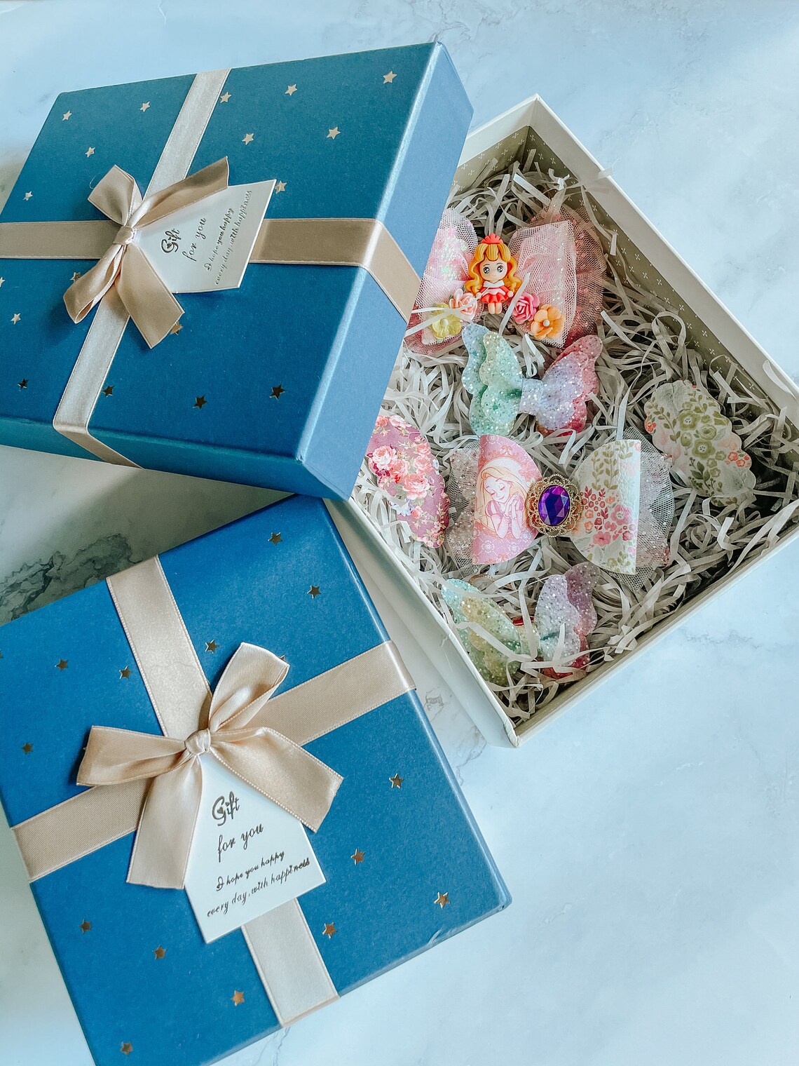 Luxury Cardboard Paper Present Box Present Wrapping Ribbon - Etsy