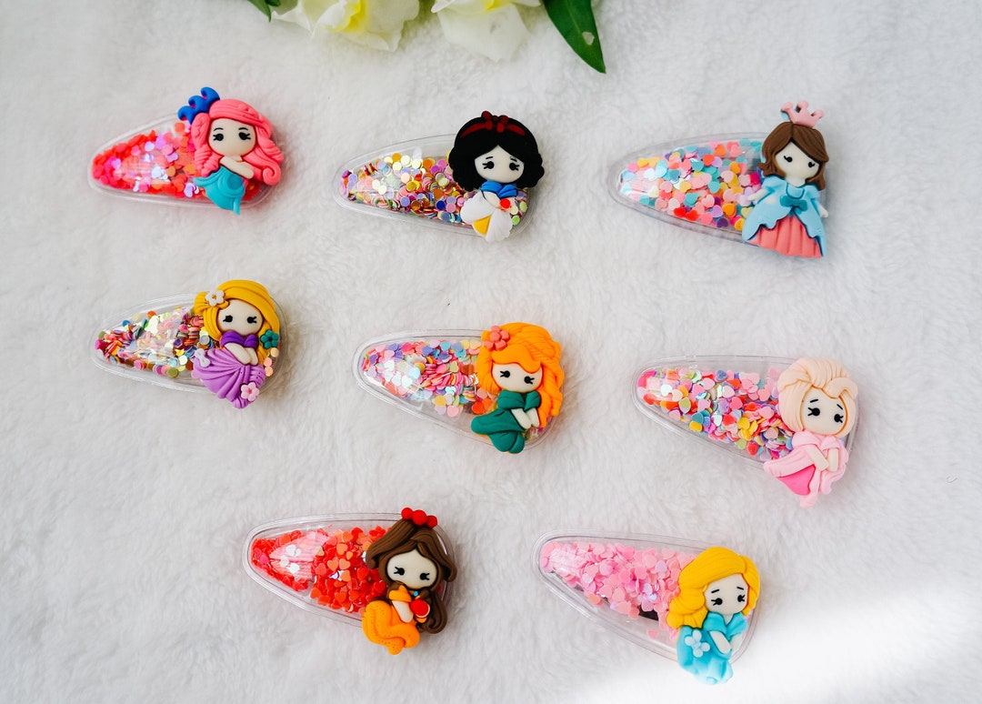 Disney Princess Baby Toddler Shaker Hair Clip, Princess Party Favours ...