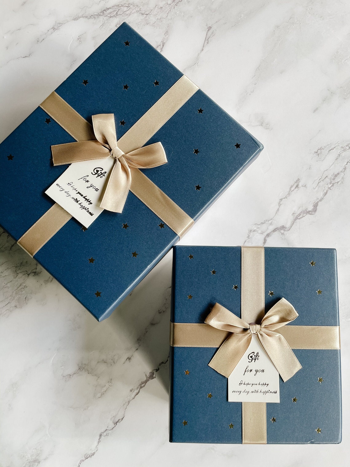 Luxury Cardboard Paper Present Box Present Wrapping Ribbon - Etsy