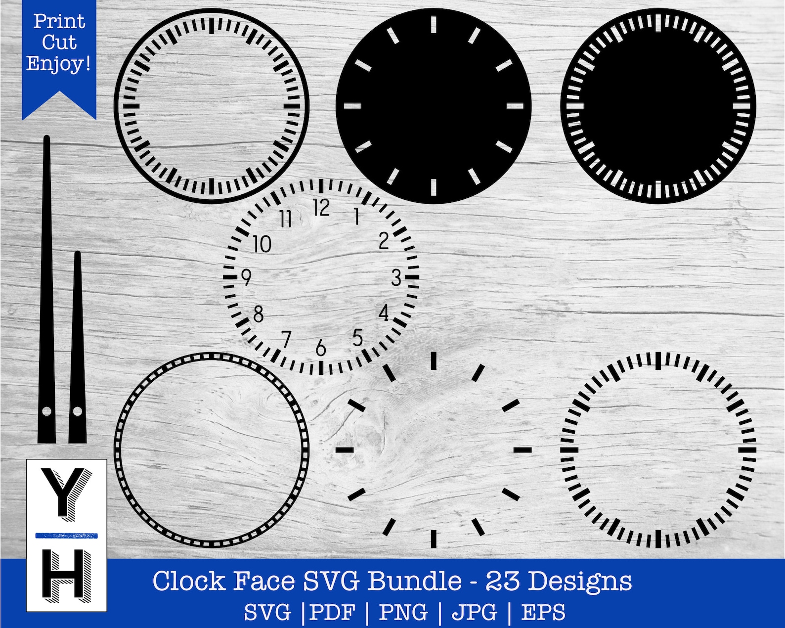 Clock Face SVG Clock Numbers SVG Clock SVG School Clock | Etsy