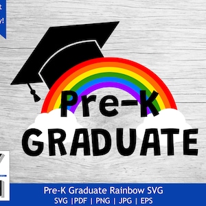 Pre-k Graduation SVG Preschool Graduate PNG Pre-k Grad Clipart - Etsy