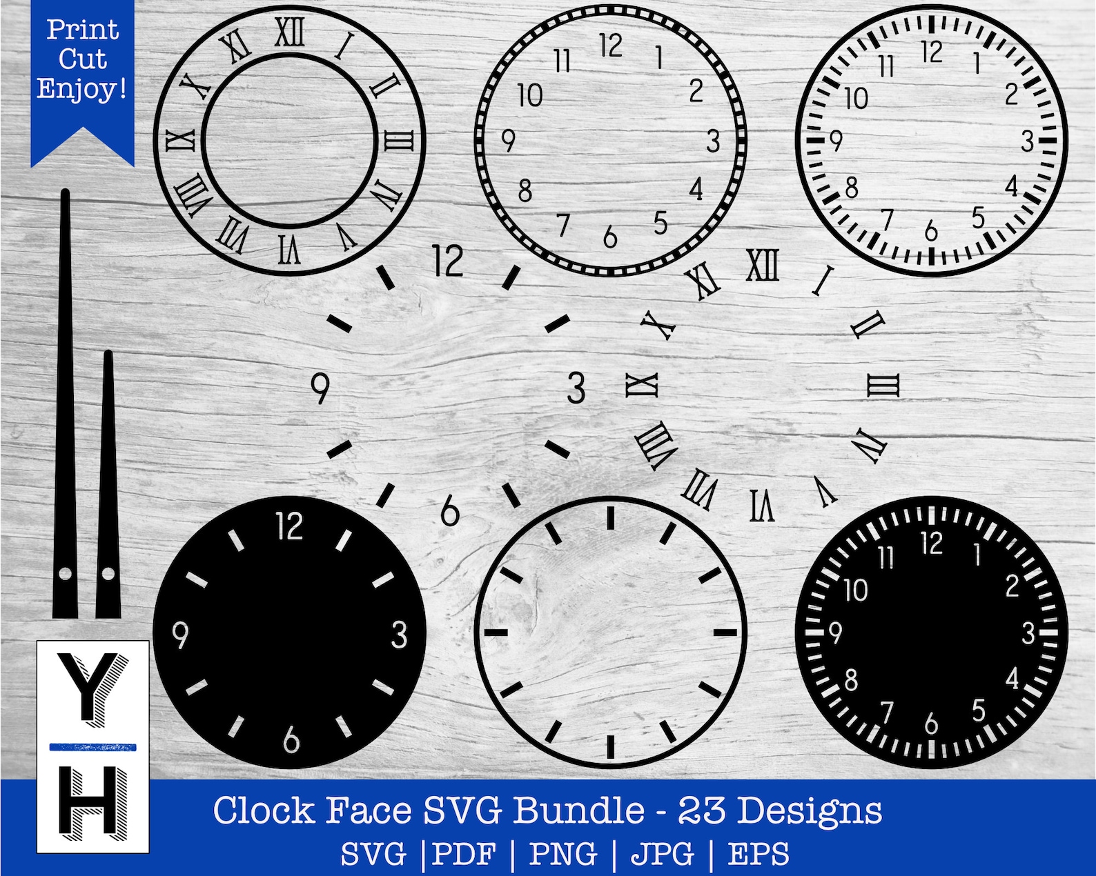 Clock Face SVG Clock Numbers SVG Clock SVG School Clock - Etsy