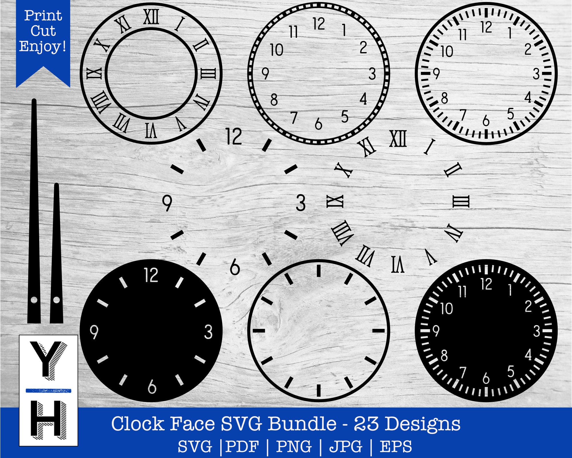 Clock Face SVG Clock Numbers SVG Clock SVG School Clock - Etsy Canada