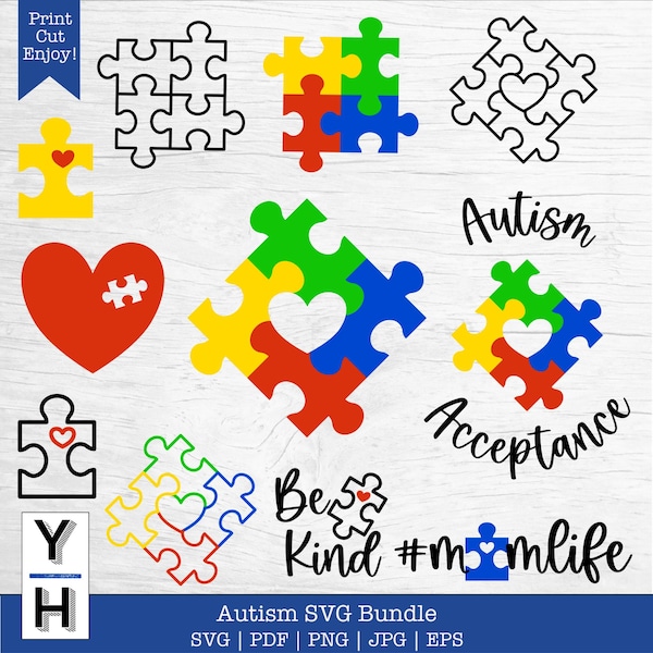 Autism Svg - Etsy