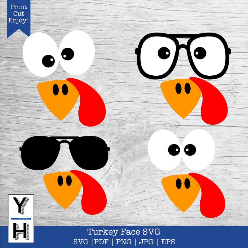 Turkey Head Svg - Etsy