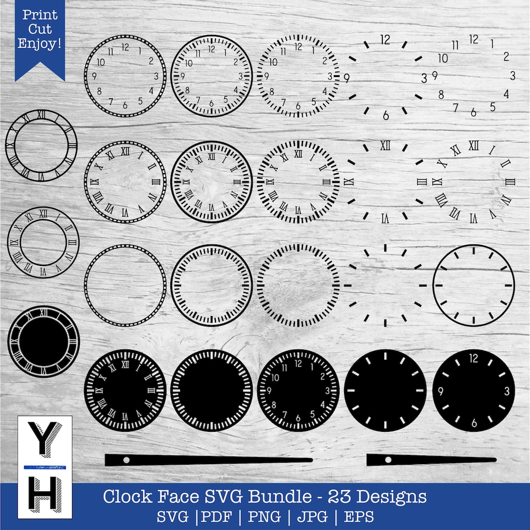 Clock Face SVG | Clock Numbers SVG | Clock SVG | School Clock Face Png ...