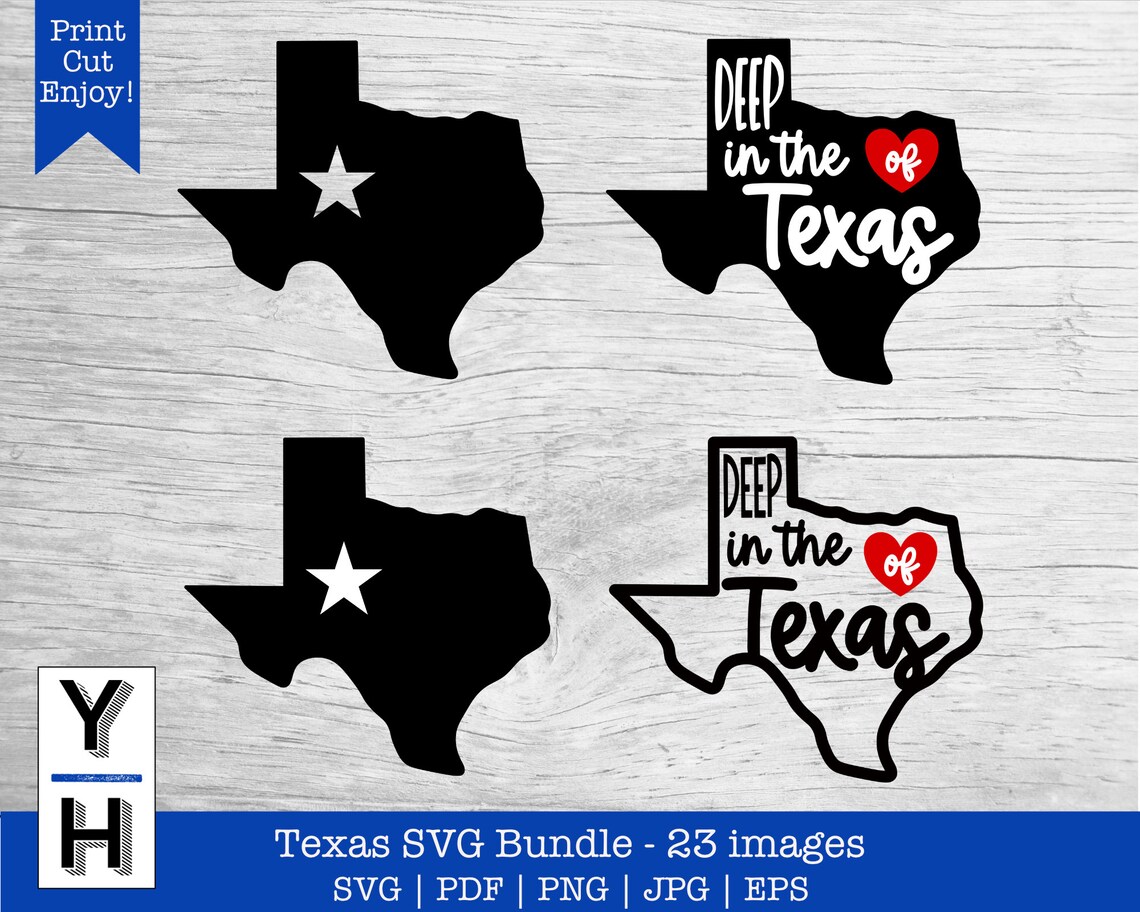 Texas SVG Bundle Texas State SVG Texas Flag SVG Texas - Etsy