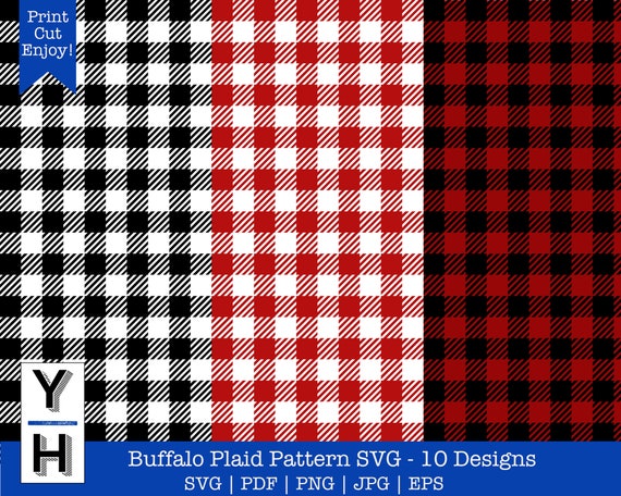 Buffalo Plaid SVG Bundle Buffalo Check Svg Plaid Pattern - Etsy