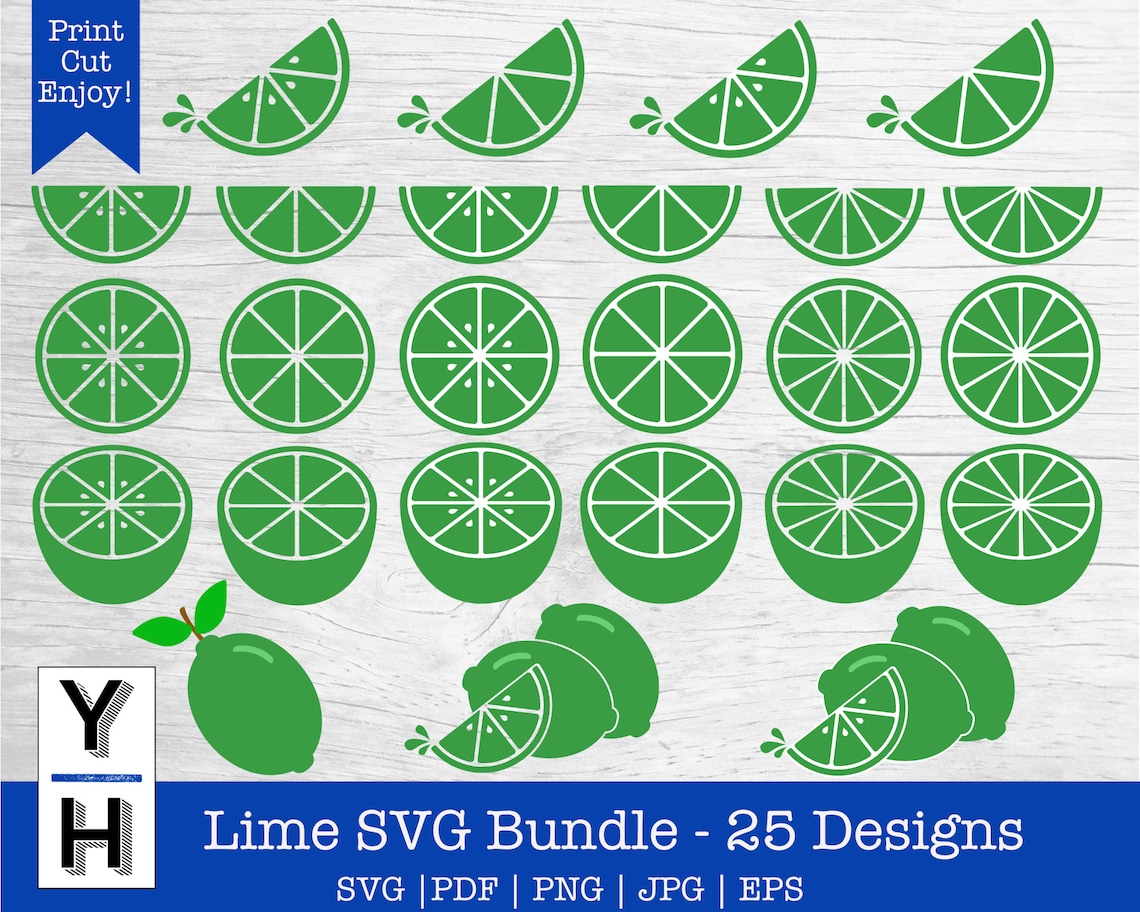 Lime SVG - 25 Designs | Limeade PNG | Lime Slice SVG | Margarita Lime ...