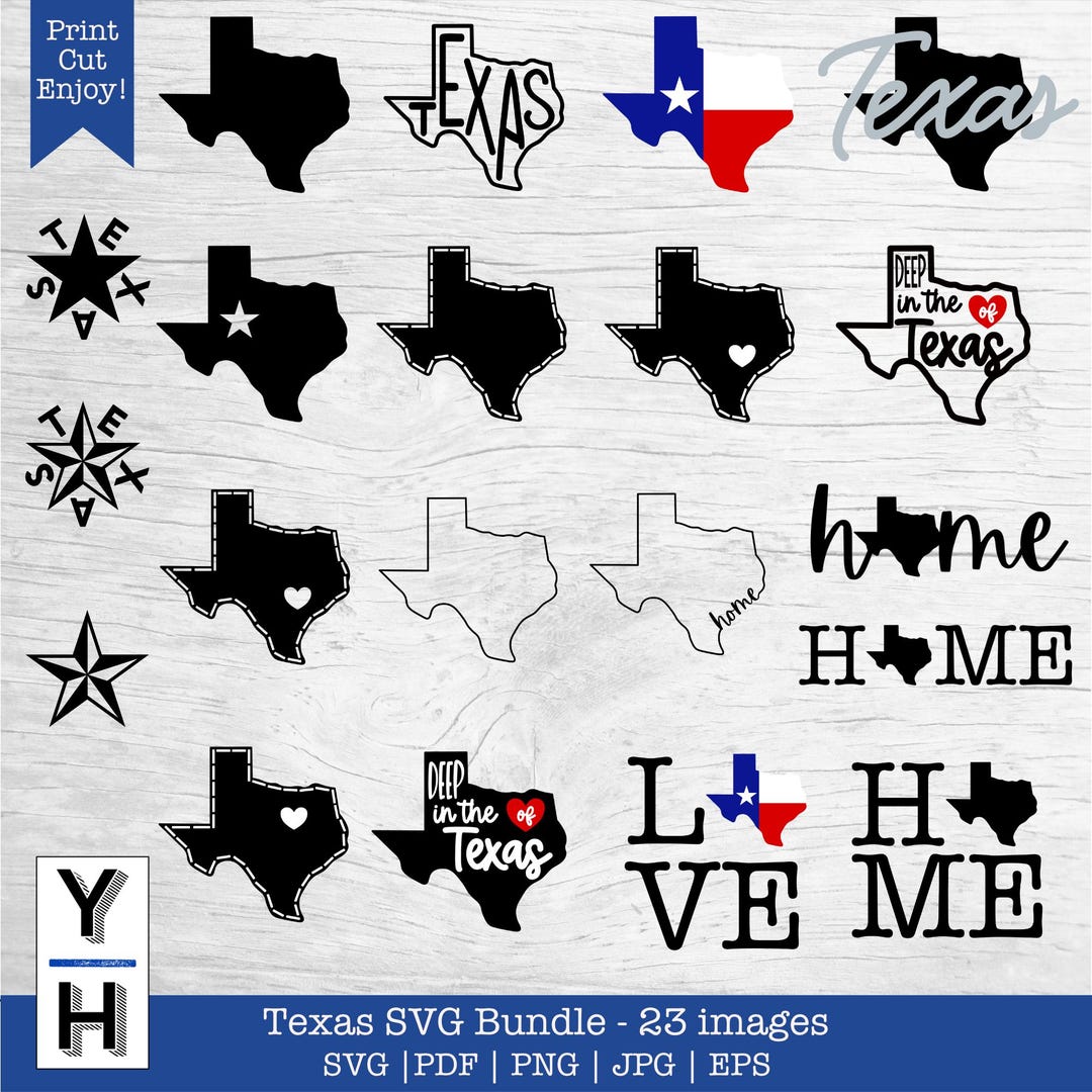 Texas SVG Bundle | Texas State SVG | Texas Flag SVG | Texas Home Png ...