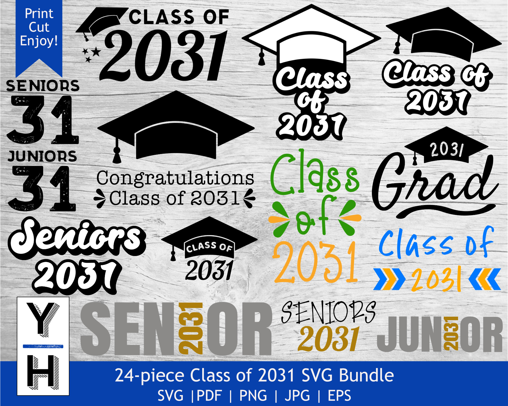 Class of 2031 SVG Bundle Senior 2031 SVG Seniors PNG - Etsy Australia