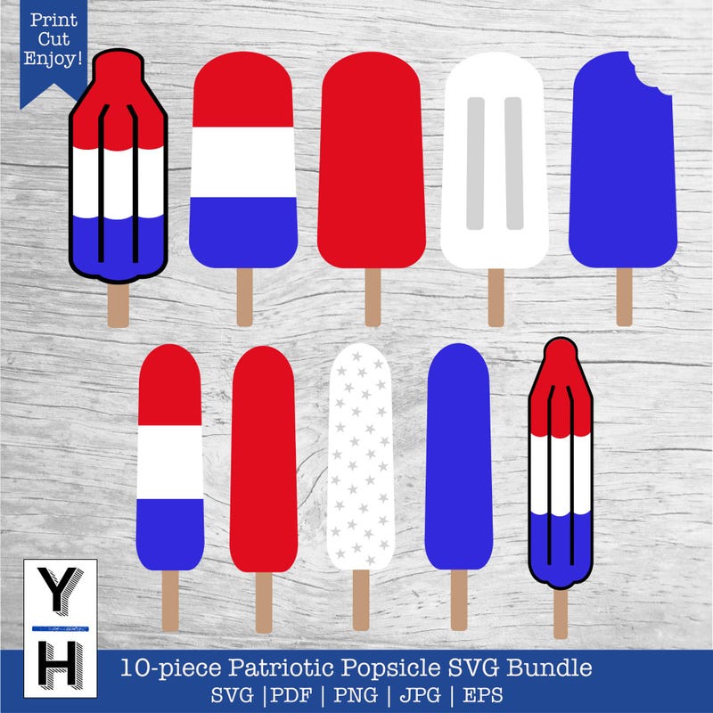 Popsicle Clipart - Etsy