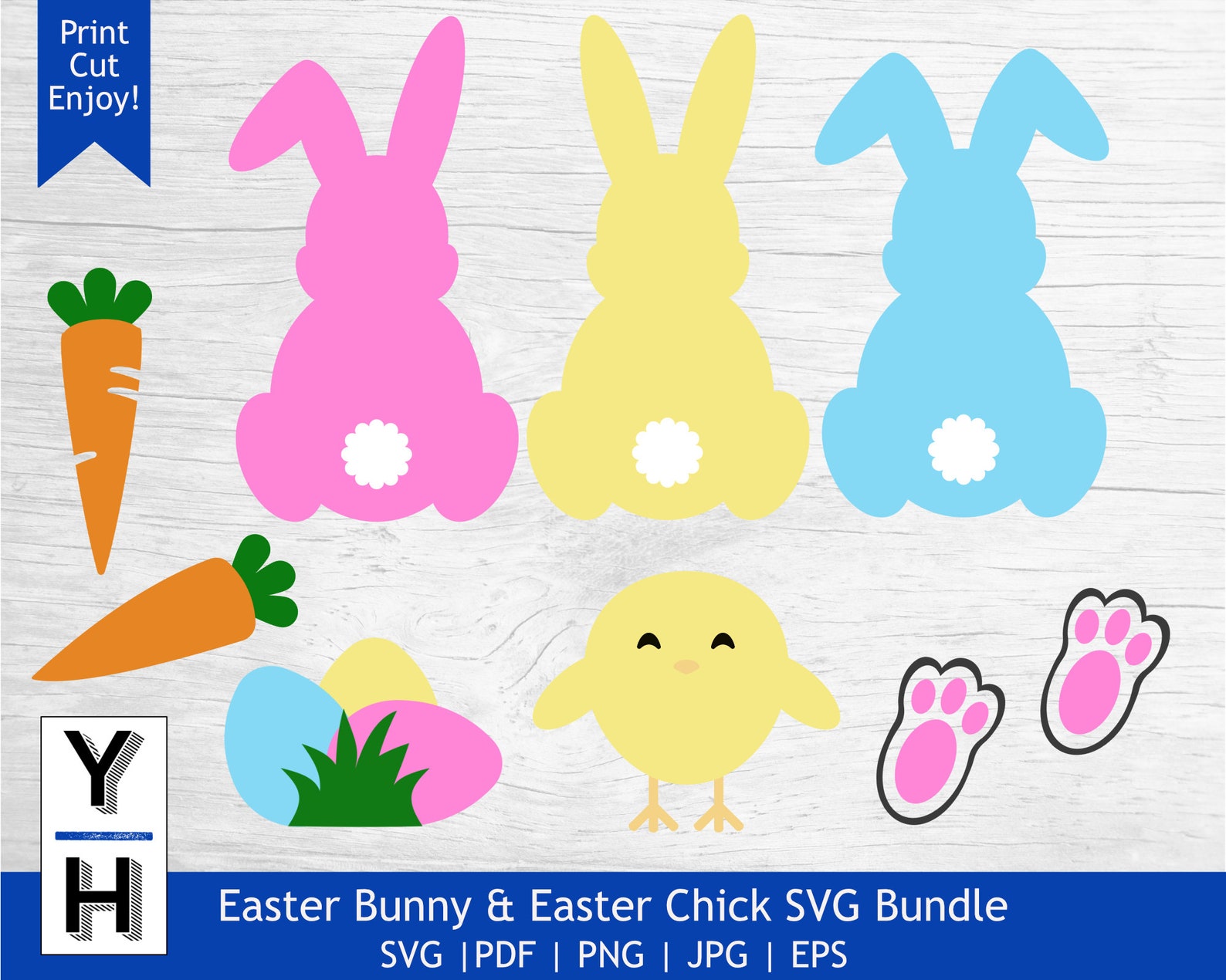 Easter Mega SVG Bundle Get 4 SVG Bundles in 1 Pack Spring - Etsy