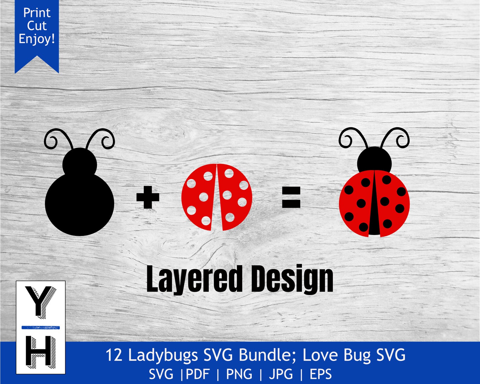 Ladybug SVG Bundle | Love Bug SVG | Ladybug PNG | Ladybug Clipart ...