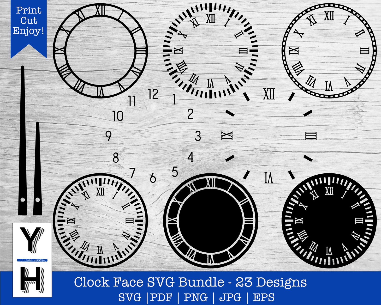 Clock Face SVG Clock Numbers SVG Clock SVG School Clock - Etsy