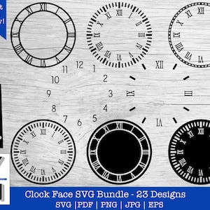 Clock Face SVG | Clock Numbers SVG | Clock SVG | School Clock Face Png ...