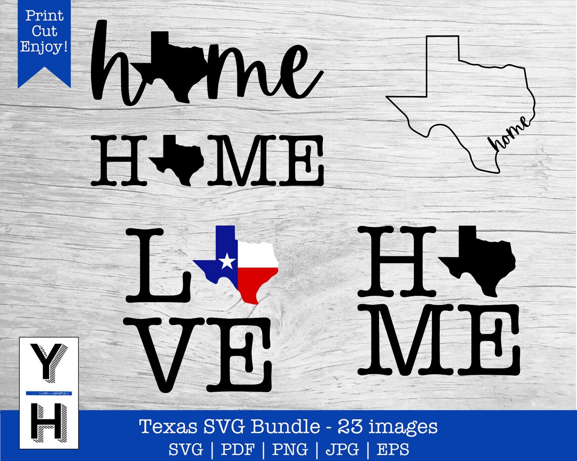 Texas SVG Bundle Texas State SVG Texas Flag SVG Texas - Etsy