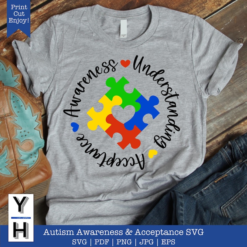 Autism Awareness Svg - Etsy