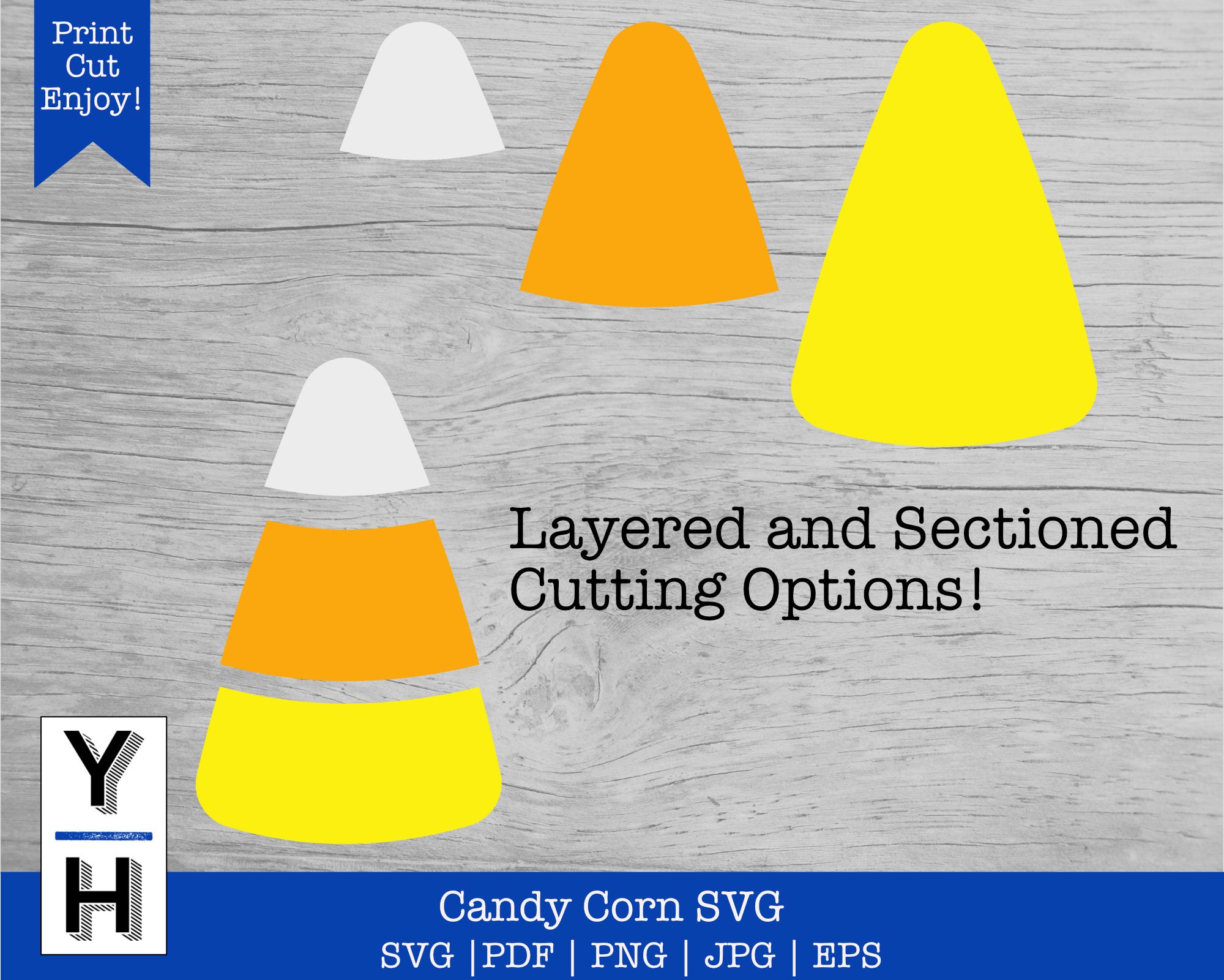 Candy Corn SVG Halloween Candy Clipart Fall Candy Corn PNG | Etsy