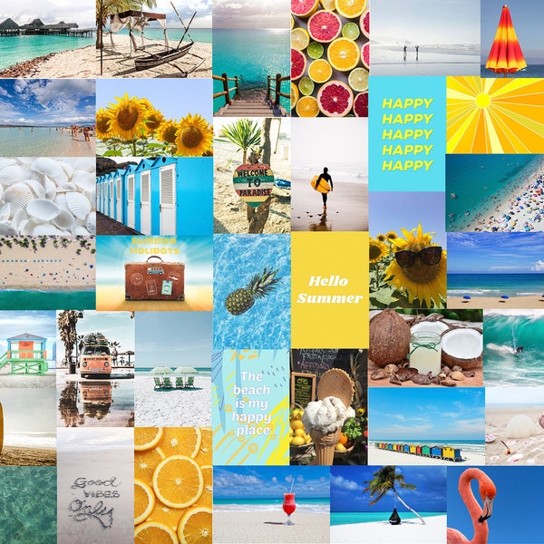 Beach Collage Kit - Etsy