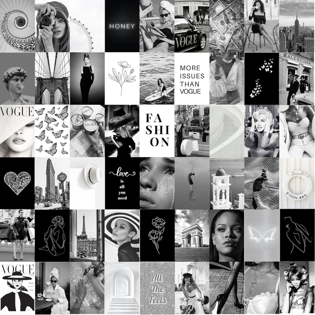 Black And White Love Collage