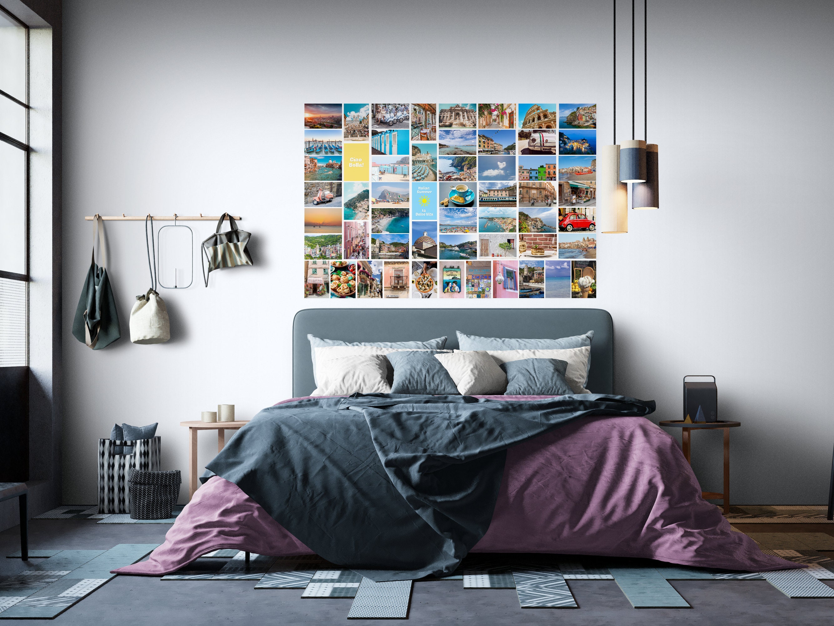 Italy Photo Wall Collage Kit Room Decor Aesthetic Amalfi | Etsy